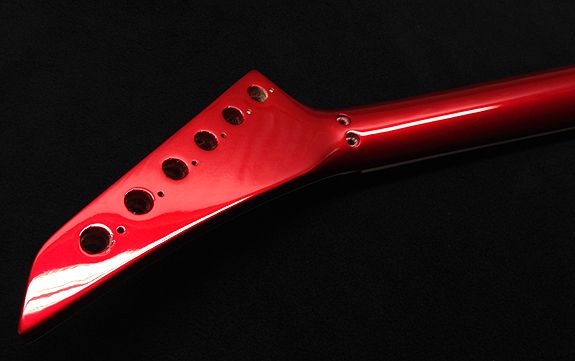 USA Jackson Flying V | Kandy Apple Red | Sims Guitar Refinishing