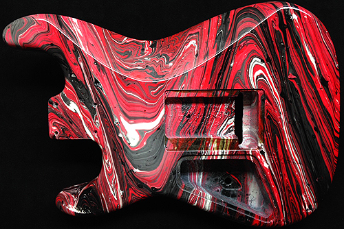 EVH Striped Series | Custom Swirl Paint Job | Sims Guitar Refinishing